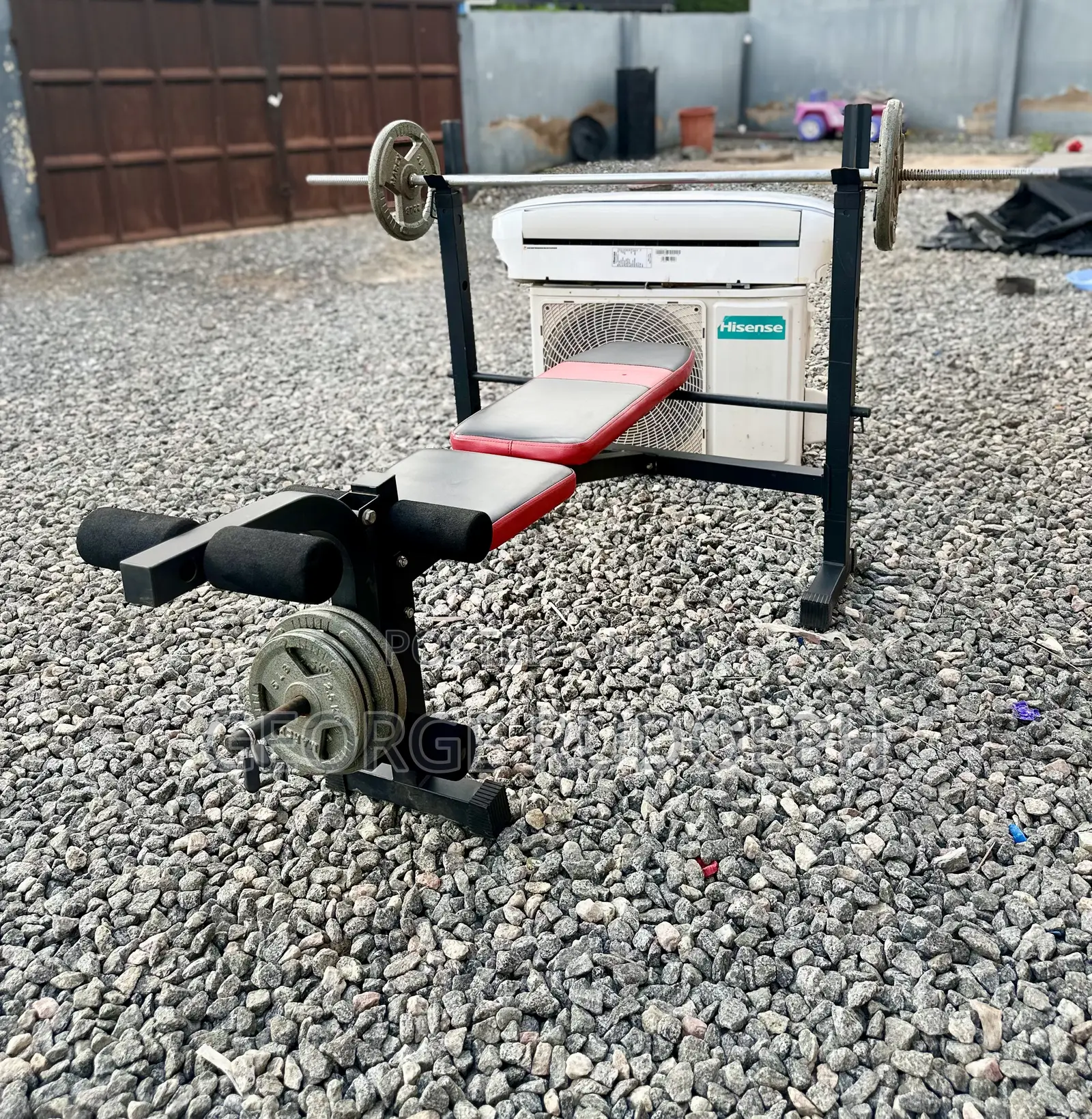 Weight Bench With Bar Rod And Free 35kg Weight For Sale in Taifa ...