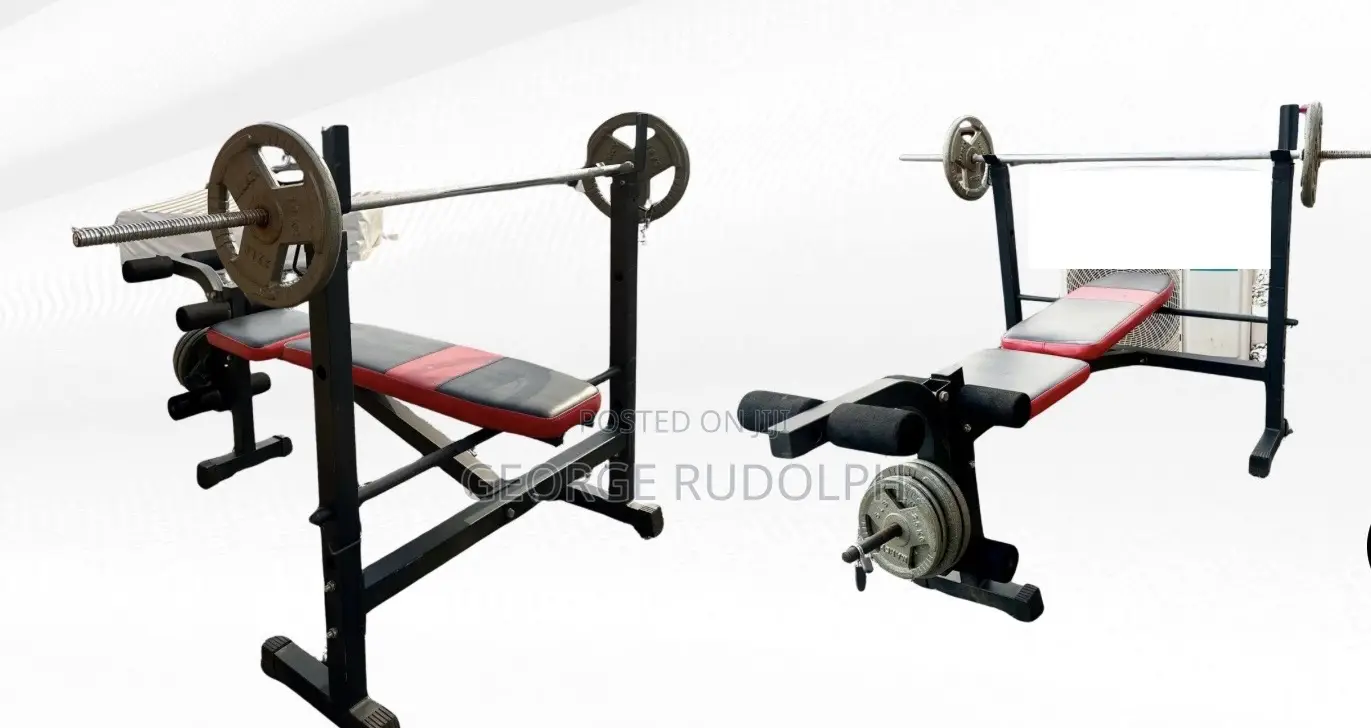Weight Bench With Bar Rod And Free 35kg Weight For Sale in Taifa ...