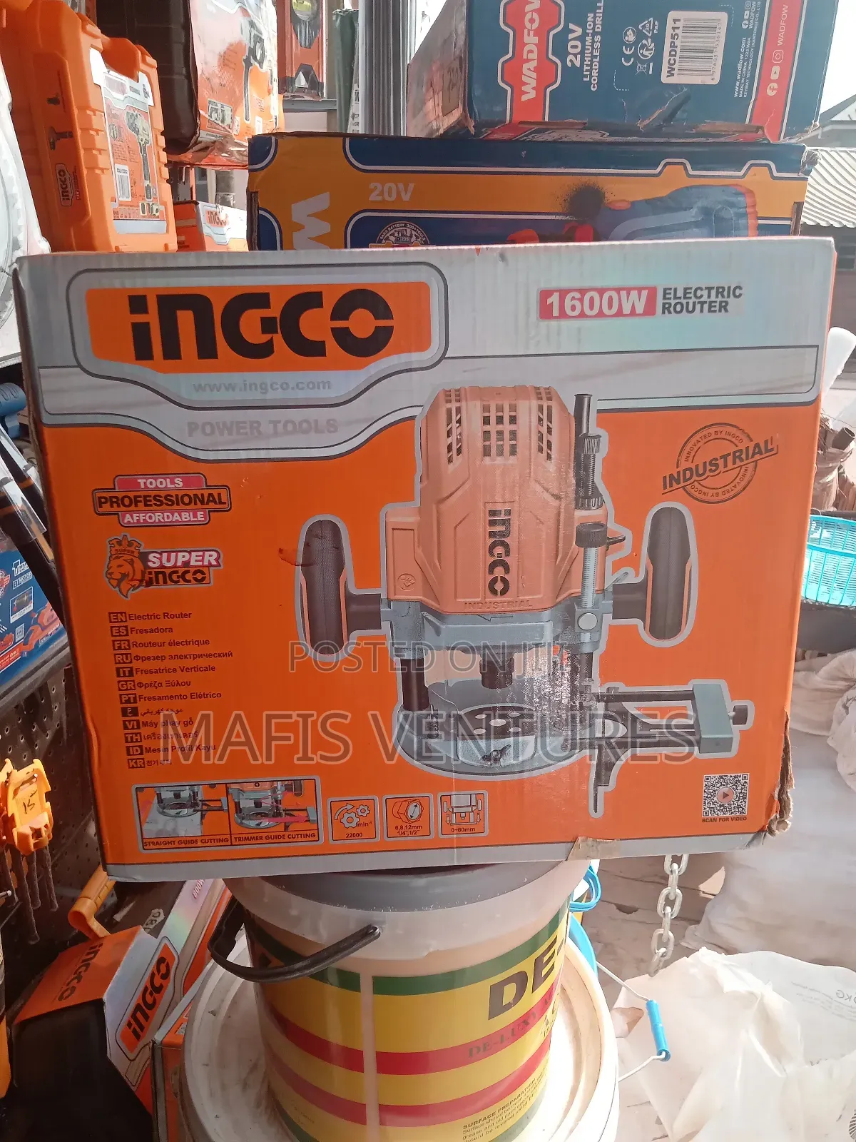 Ingco Electric Router in Madina - Electrical Hand Tools, Mafis Ventures ...