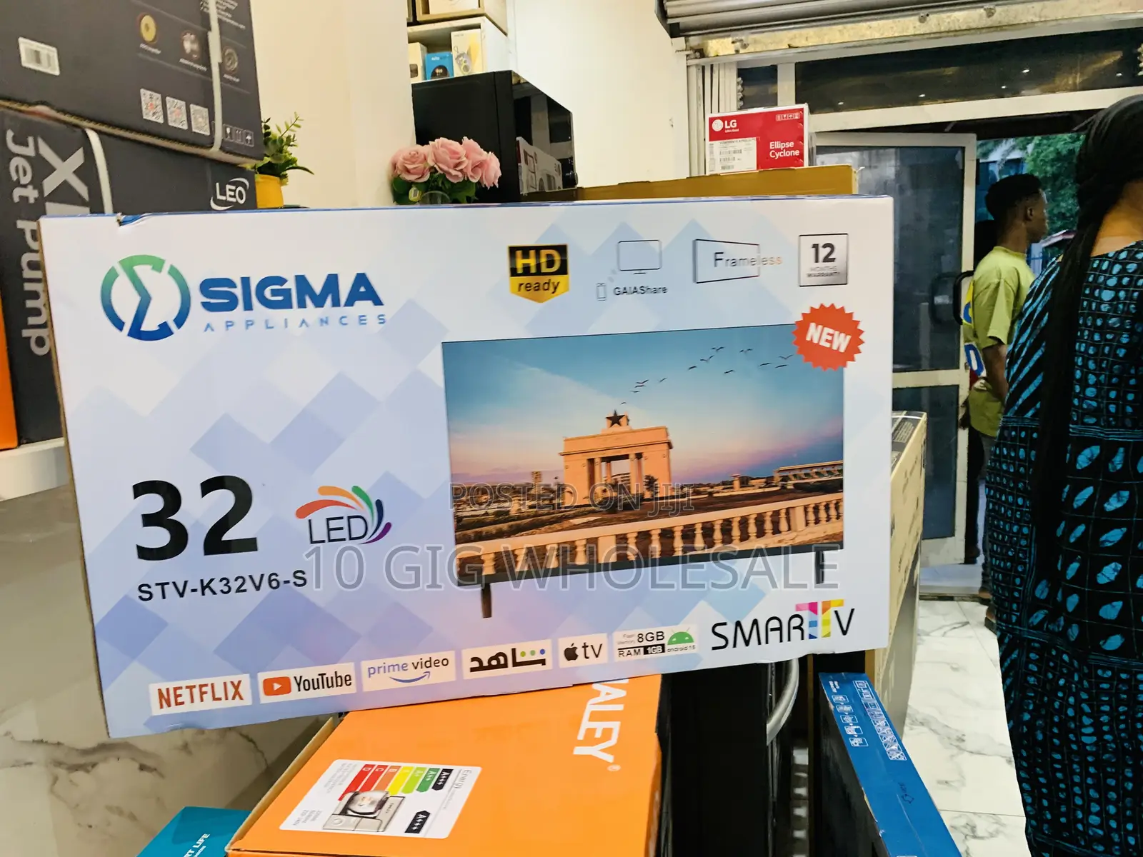 Newly Sealed in Box Sigma Tg Smart Led Hd/ FHD Smart Sig-K32v6-S in ...
