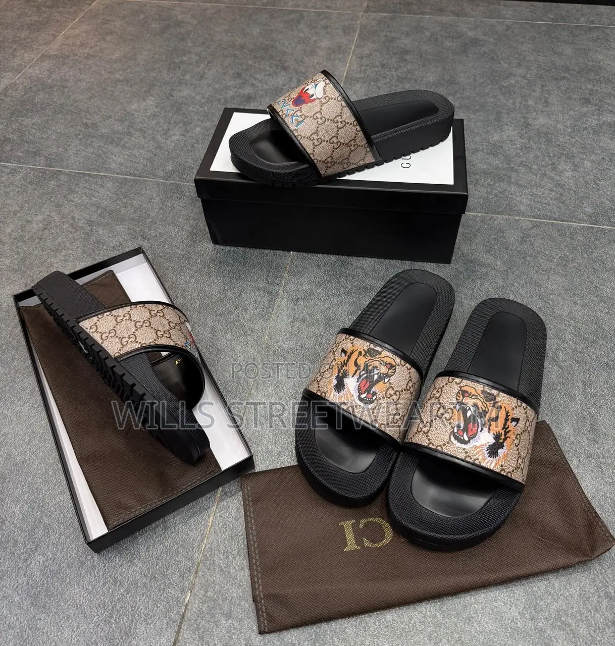 Gucci Slides in Accra Metropolitan - Shoes, Wills Streetwear | Jiji.com.gh