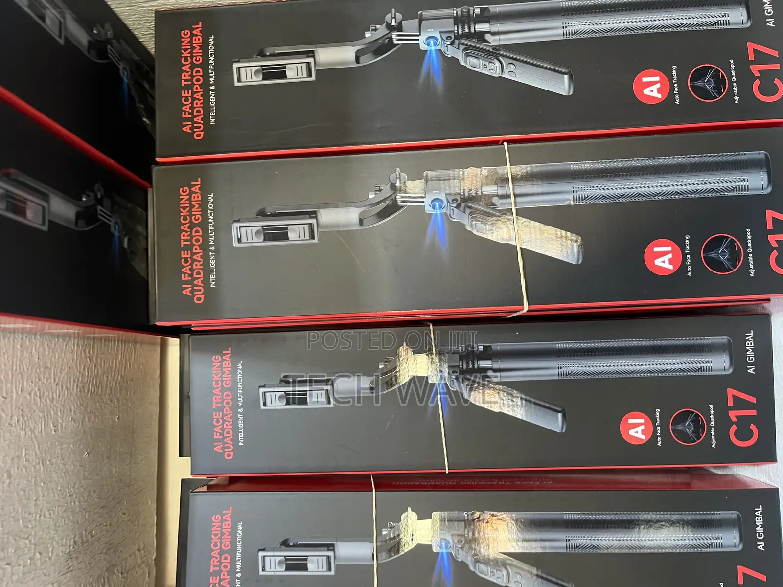 Selfie Face Tracking Tripod Stand in Circle - Accessories for Phones ...