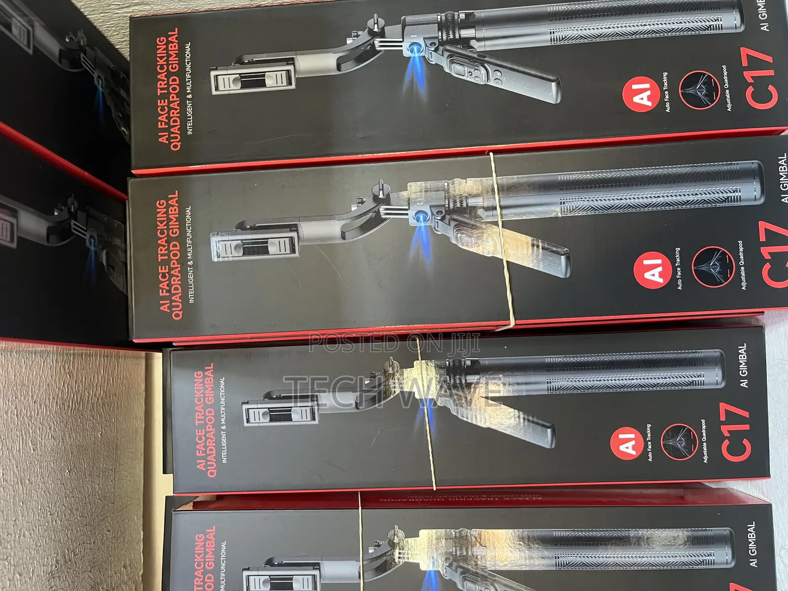 Selfie Face Tracking Tripod Stand in Circle - Accessories for Phones ...