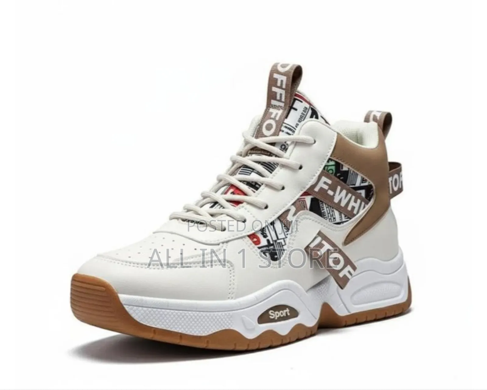 Trendy High-Top Streetwear Sneakers. in Spintex - Shoes, Nana Kwejo ...