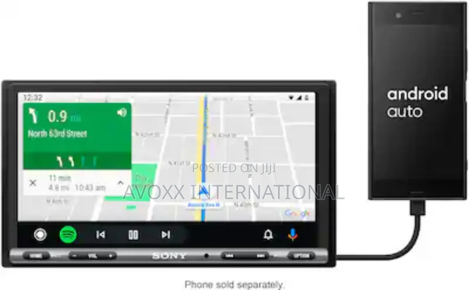 Sony 6.95"Android Apple Carplay Bluetooth Digital Receiver Xav-Ax3250 ...