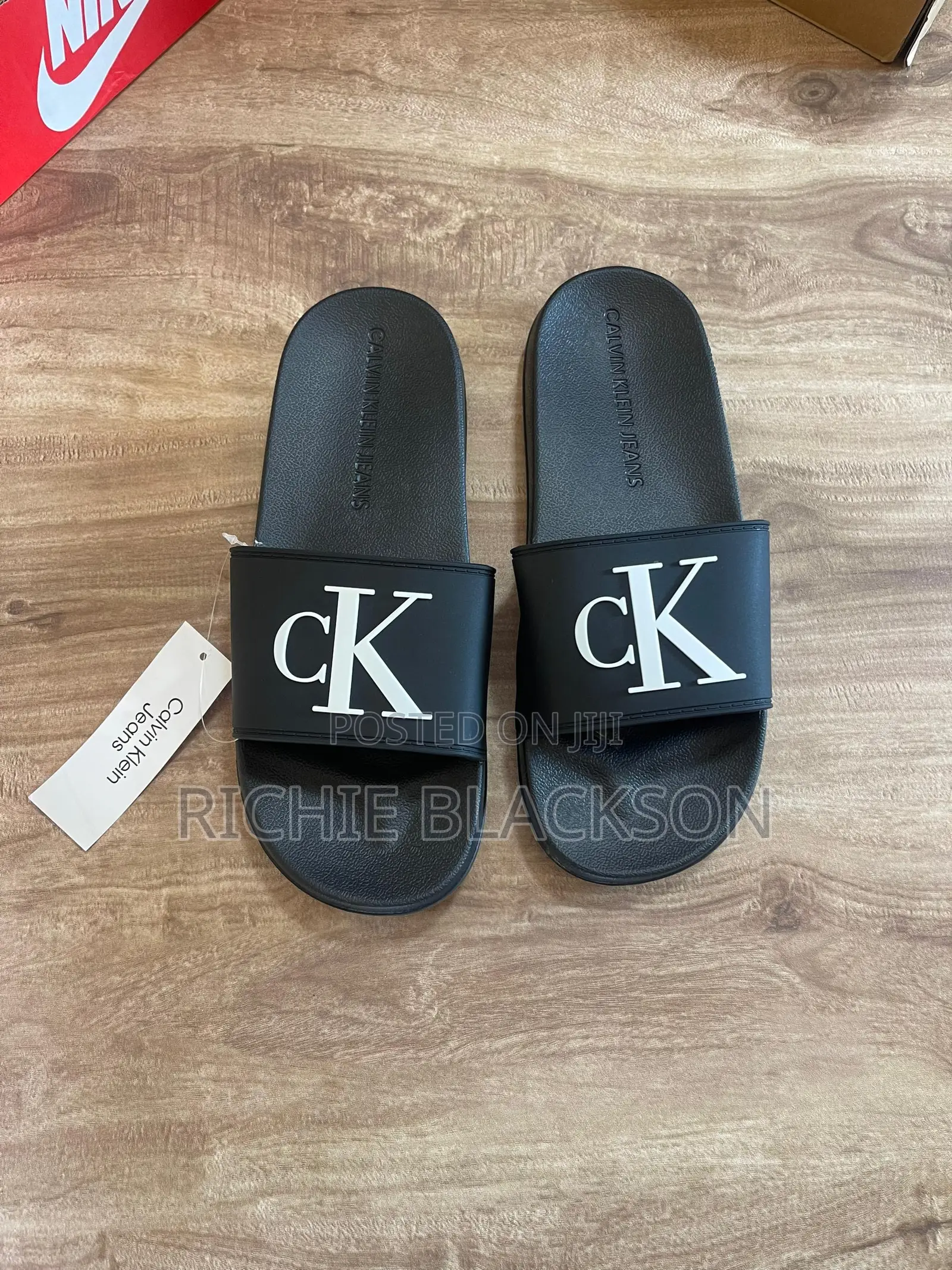 Ck Slides Black in Accra Metropolitan - Shoes, Richie Blackson | Jiji ...