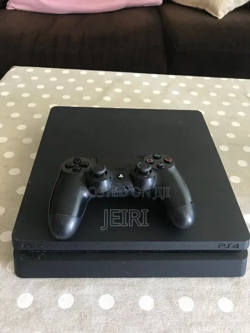 Playstation 4 500gb Slim With 1 Red Controller Very Neat Us Preowned in ...