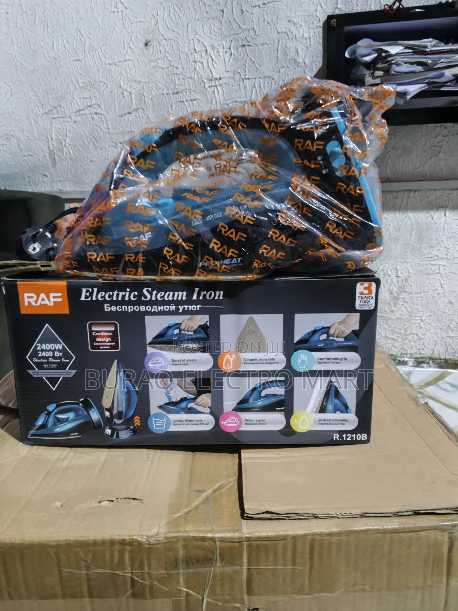 Raf Cordless Iron in Abossey Okai - Home Appliances, Buraq Electro Mart | Jiji.com.gh