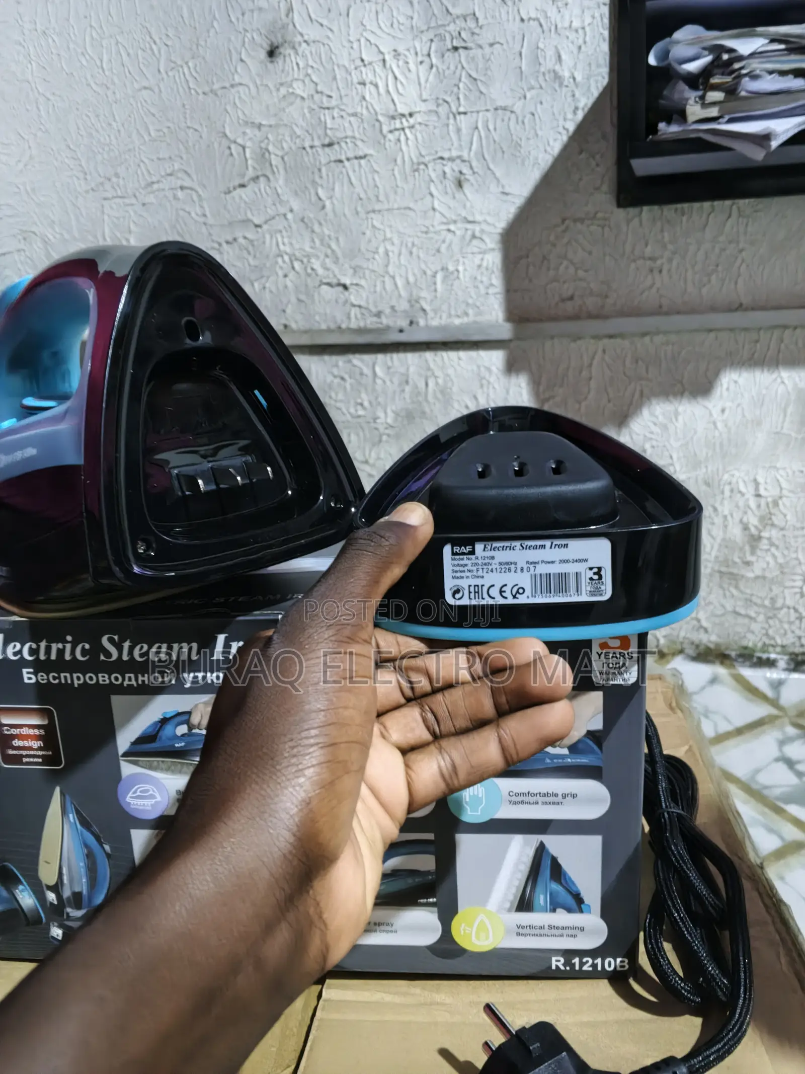 Raf Cordless Iron in Abossey Okai - Home Appliances, Buraq Electro Mart | Jiji.com.gh