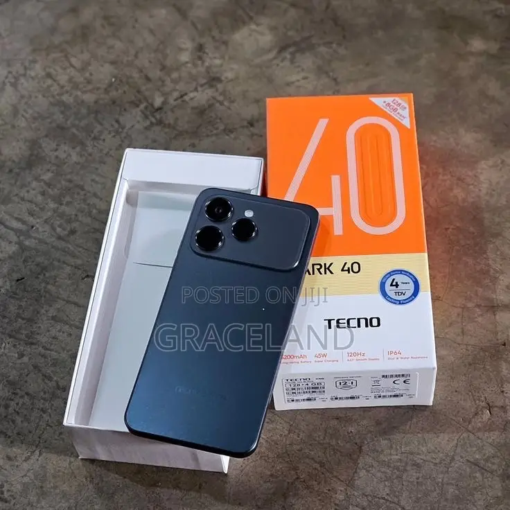 New Tecno Spark 40 128 GB Gray in Accra Metropolitan - Mobile Phones ...