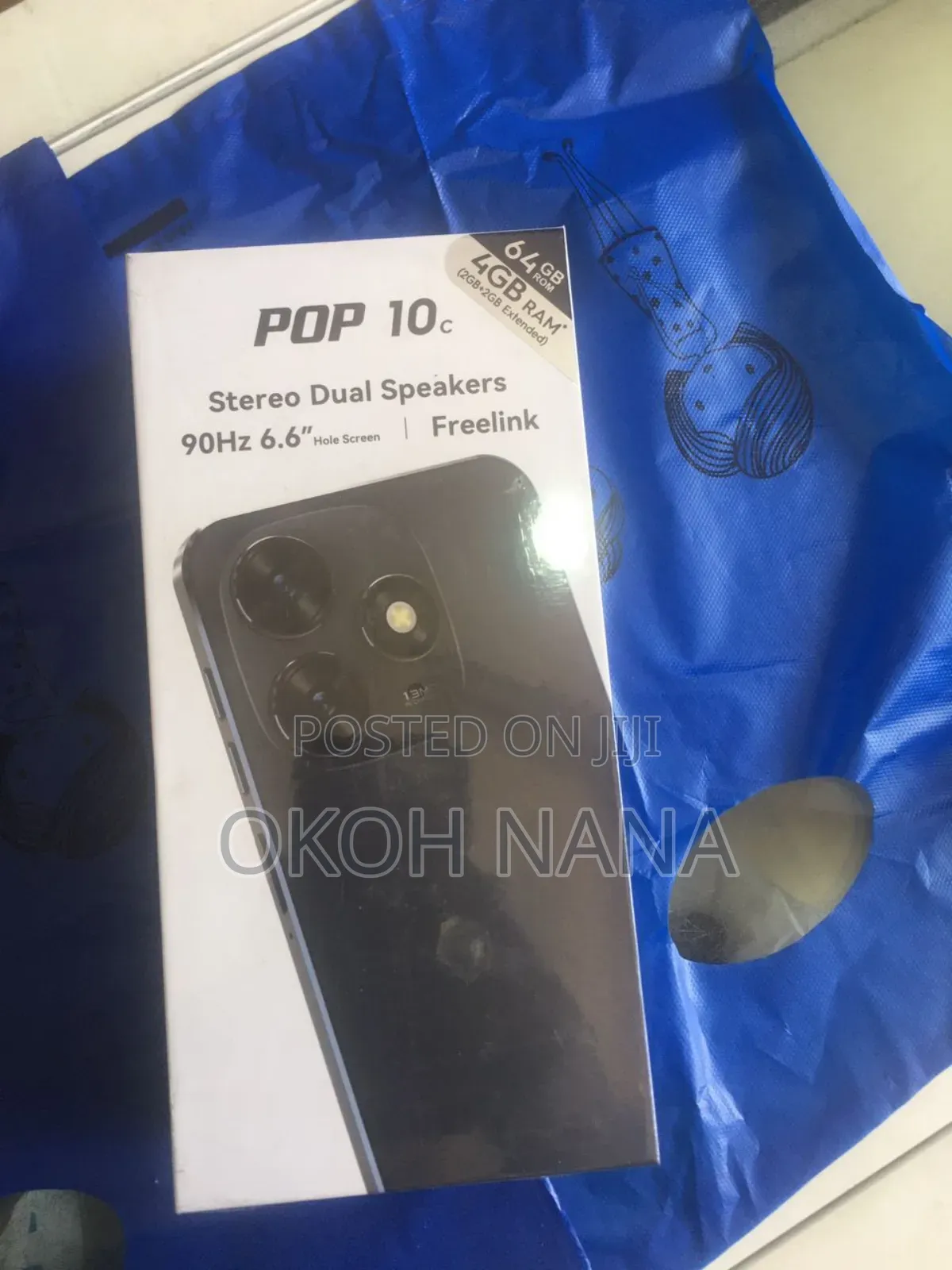 New Tecno Pop 10C 64 GB Black in Accra Metropolitan - Mobile Phones ...