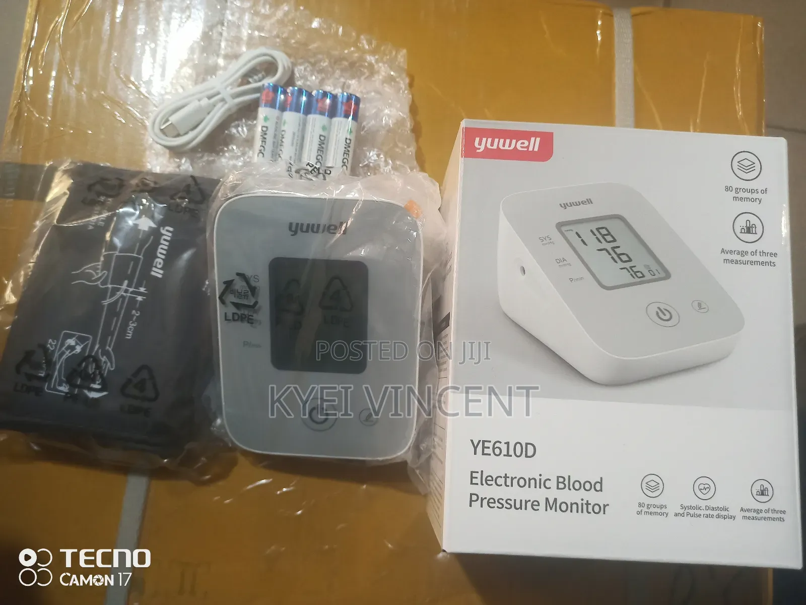Yuwell Bp Monitor for sale - Kyei Vincent Price: GH₵ 385 on Jiji.com.gh ...