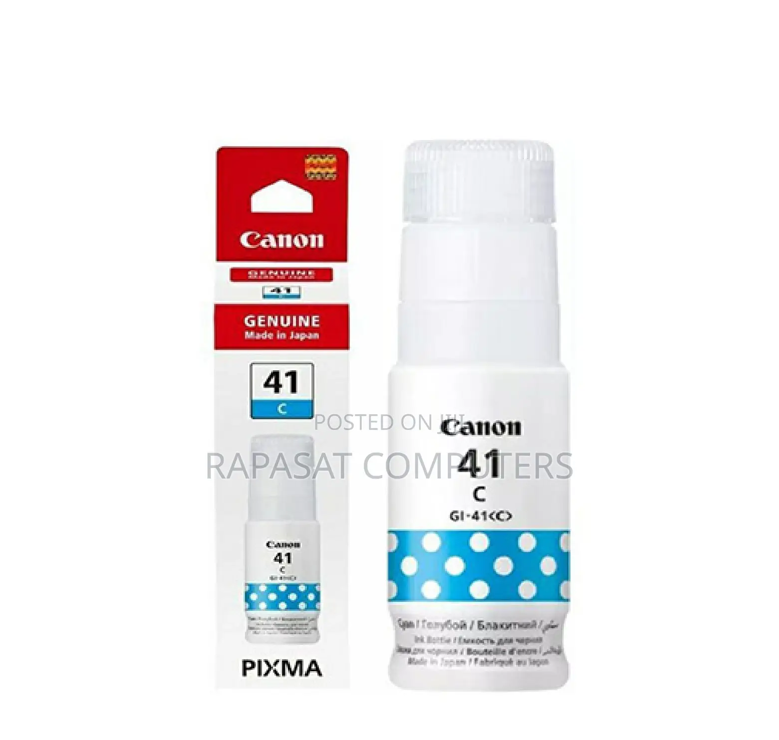 Canon Gi-41 Cyan Ink Bottle in Takoradi - Printing & Graphics Equipment ...