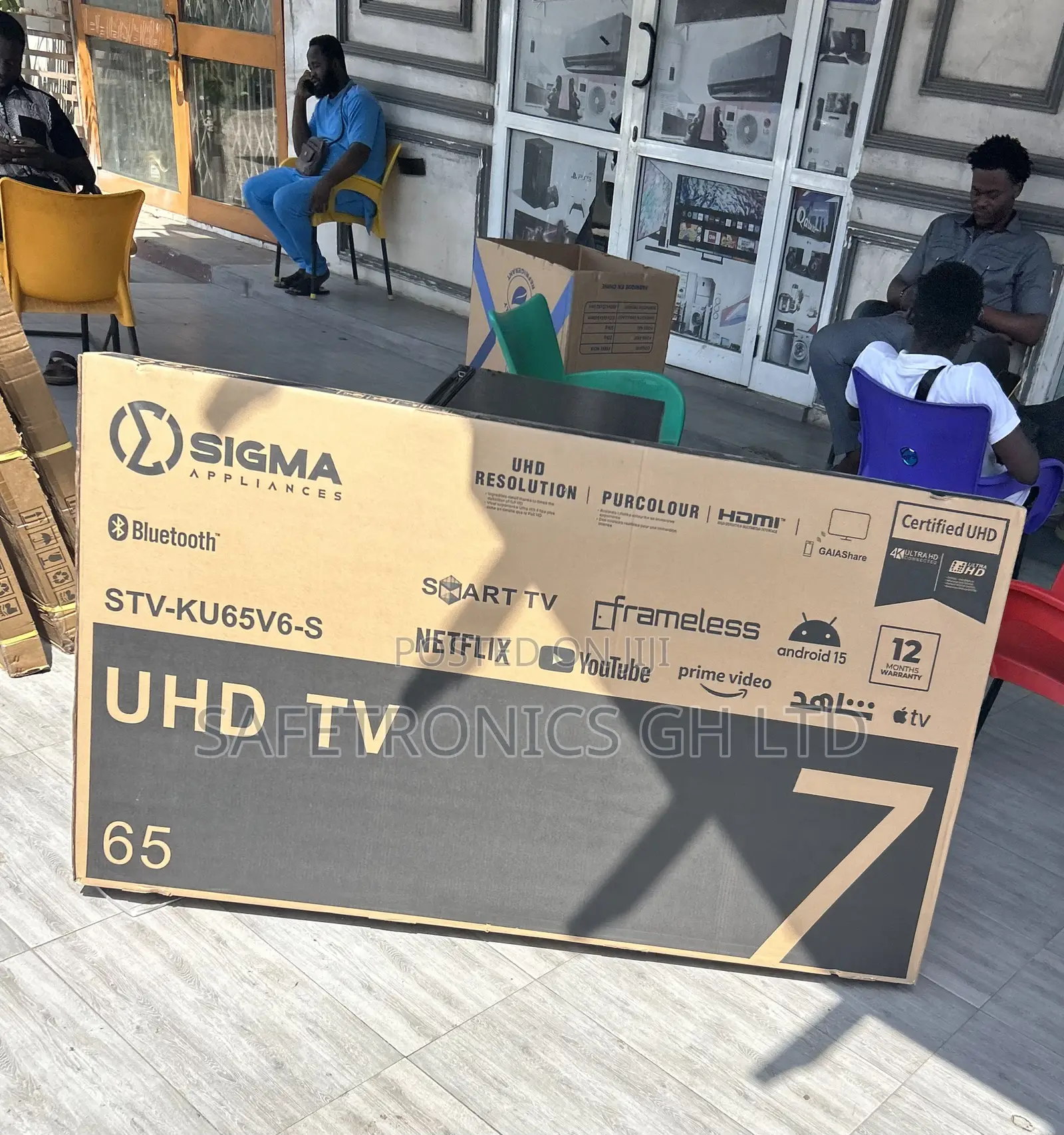 Best Quality Electric Ultra Sigma 65 Inch Android Tv in Adabraka - TV ...