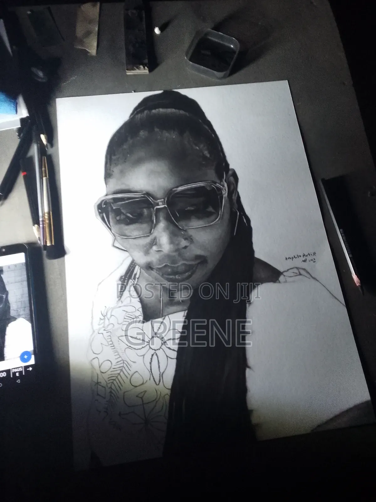 Pencil Portrait Drawing in Ashaiman Municipal - Arts, Crafts & Awards ...