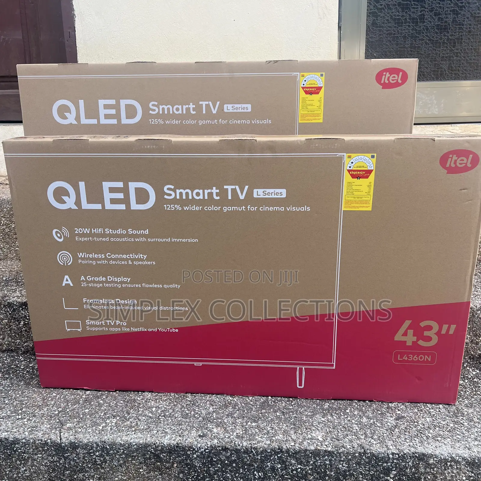 Itel Qled Android Smart Tv 43” for sale - Simplex Collections Price: GH ...