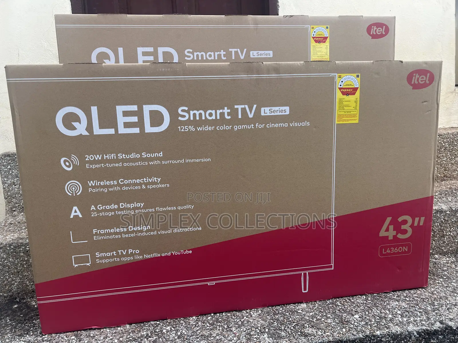 Itel Qled Android Smart Tv 43” for sale - Simplex Collections Price: GH ...