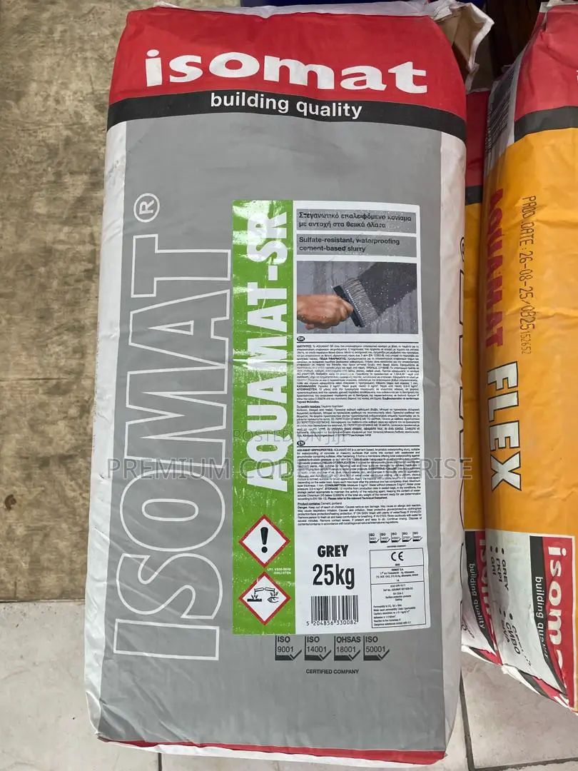 Aquamat-Sr – Sulfate-Resistant Waterproofing Cement-Based Slurry, 25kg ...