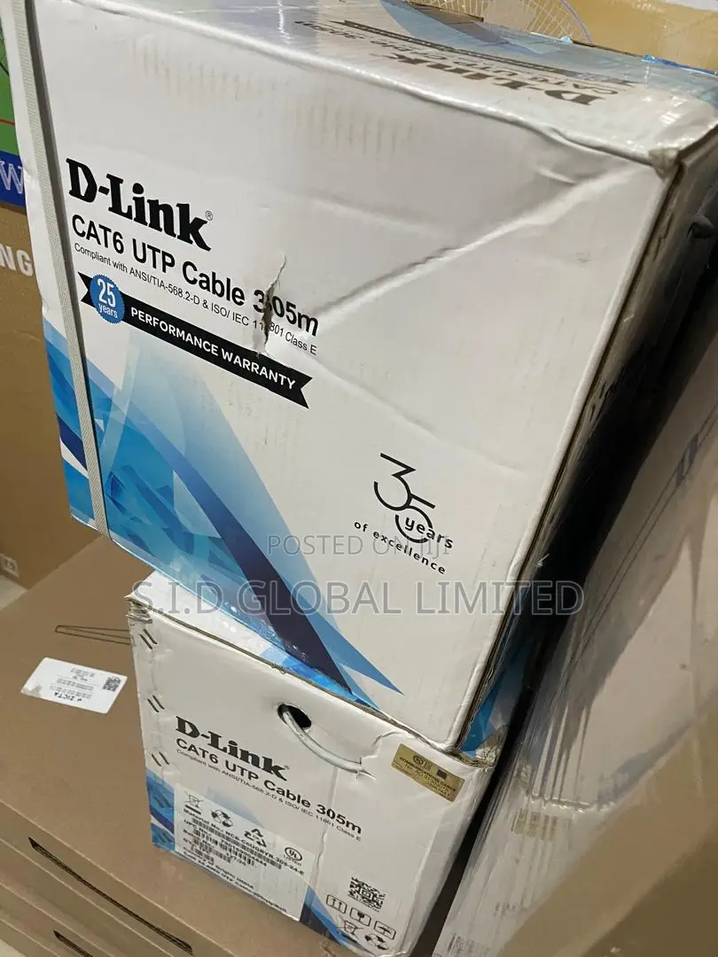 D-link 305m Ash Solid Pure Copper Cable in Accra New Town - Networking ...