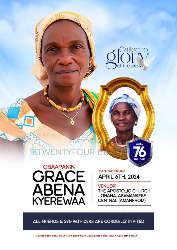 Funeral Posters Design and Printing in Accra New Town - Printing ...