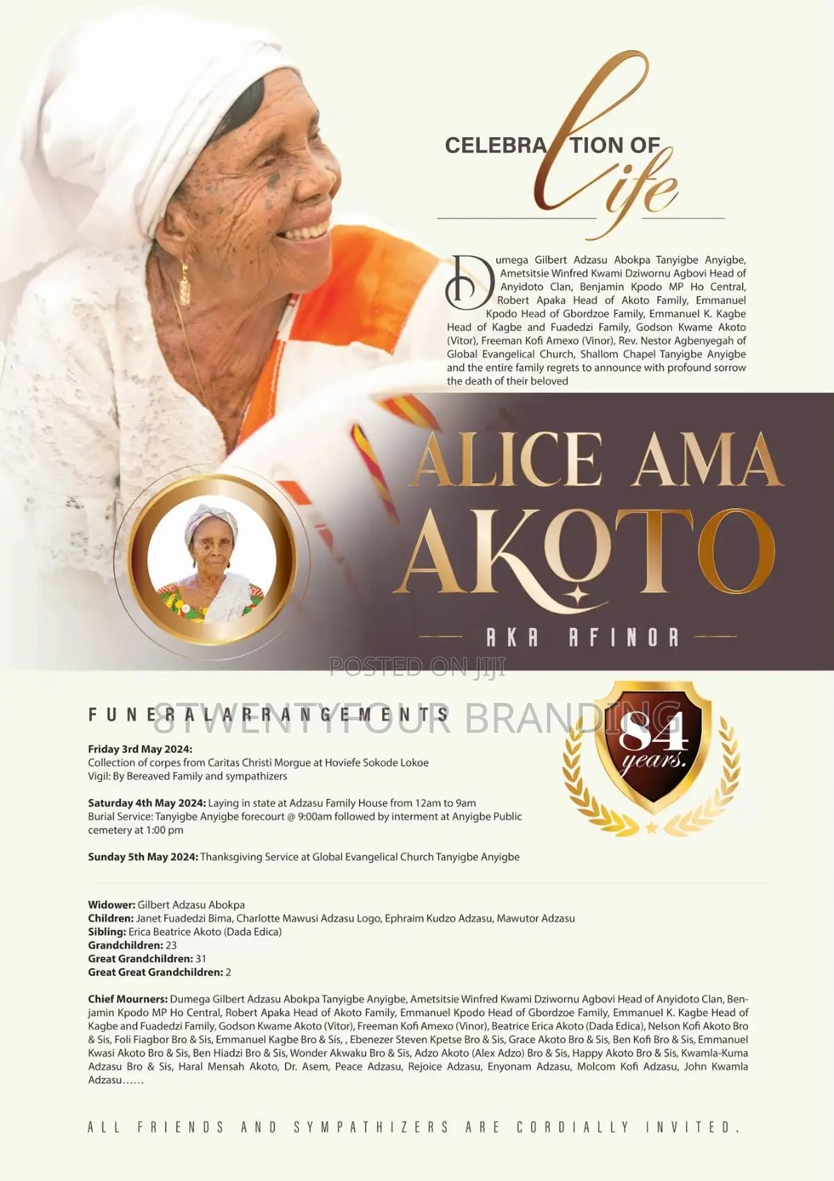 Funeral Posters Design and Printing in Accra New Town - Printing ...