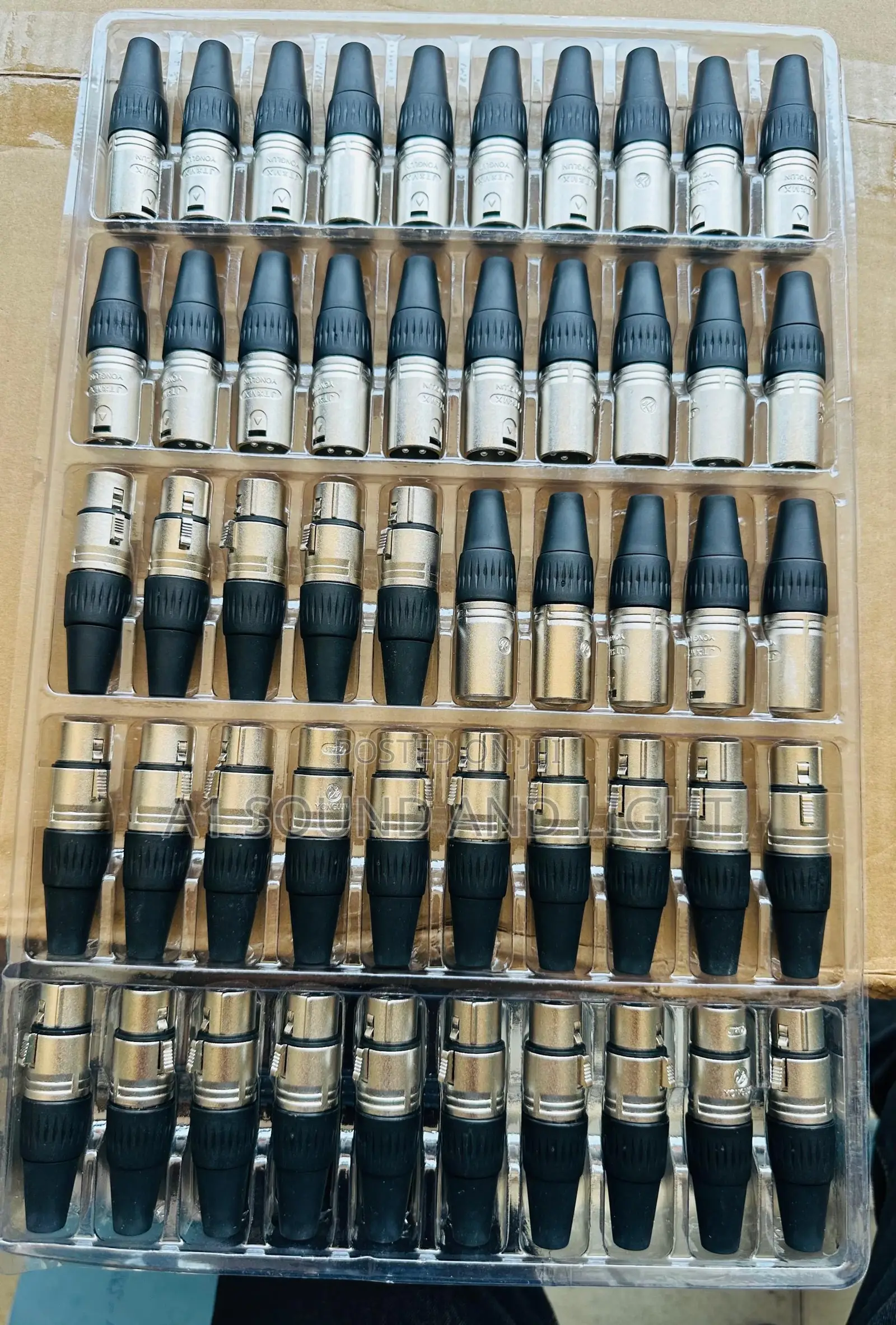 Male And Female Cannon Plugs Set (50 Pcs) in Accra Metropolitan ...