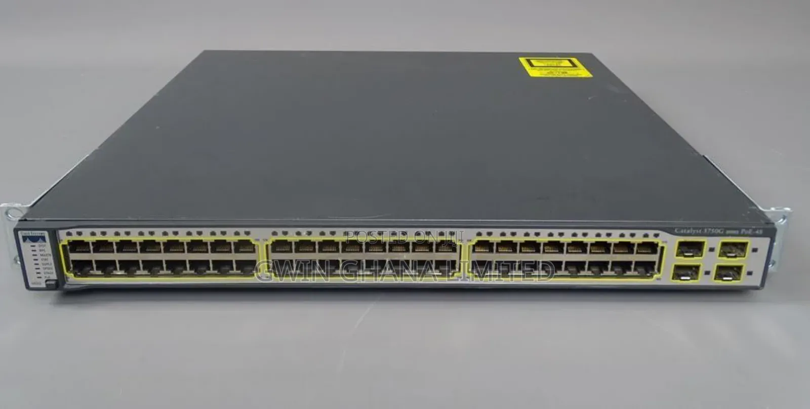 Cisco Catalyst 3750 48poe Ws-C3750v2-48ps-S V08 Poe Network Switch in ...
