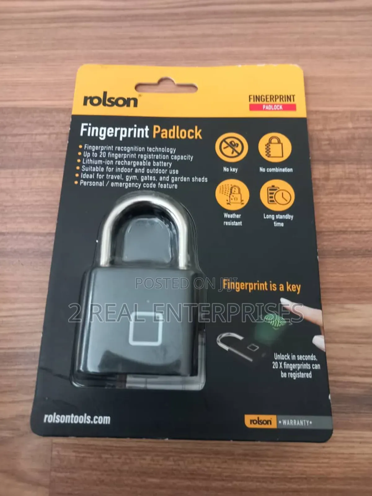 Rolson Fingerprint Padlock From Uk in Accra Metropolitan - Doors ...