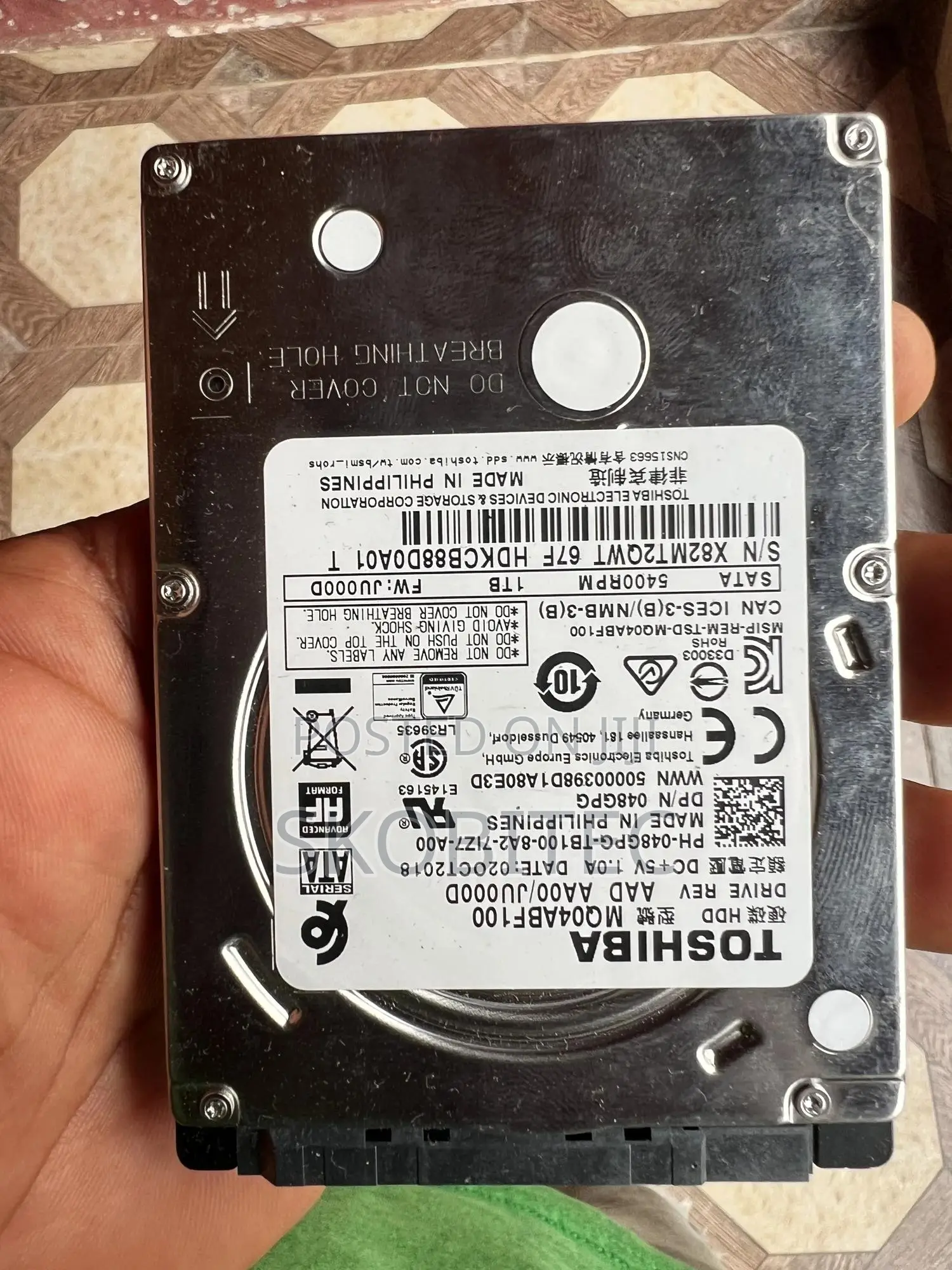 1tb Laptop Hard Drive in Ablekuma - Computer Hardware, Skobitec ...
