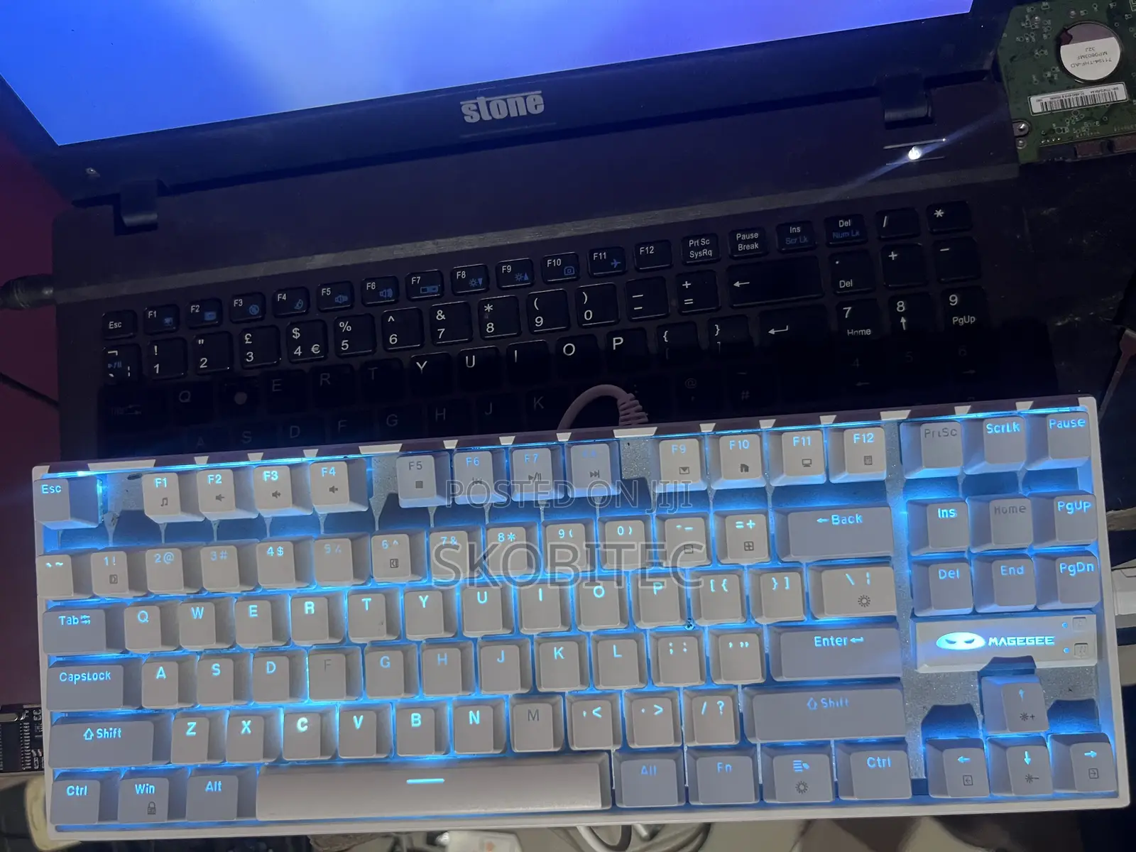 Magegee 80% Mechanical Gaming Keyboard Mk-Star, Led Backlit Keyboard ...