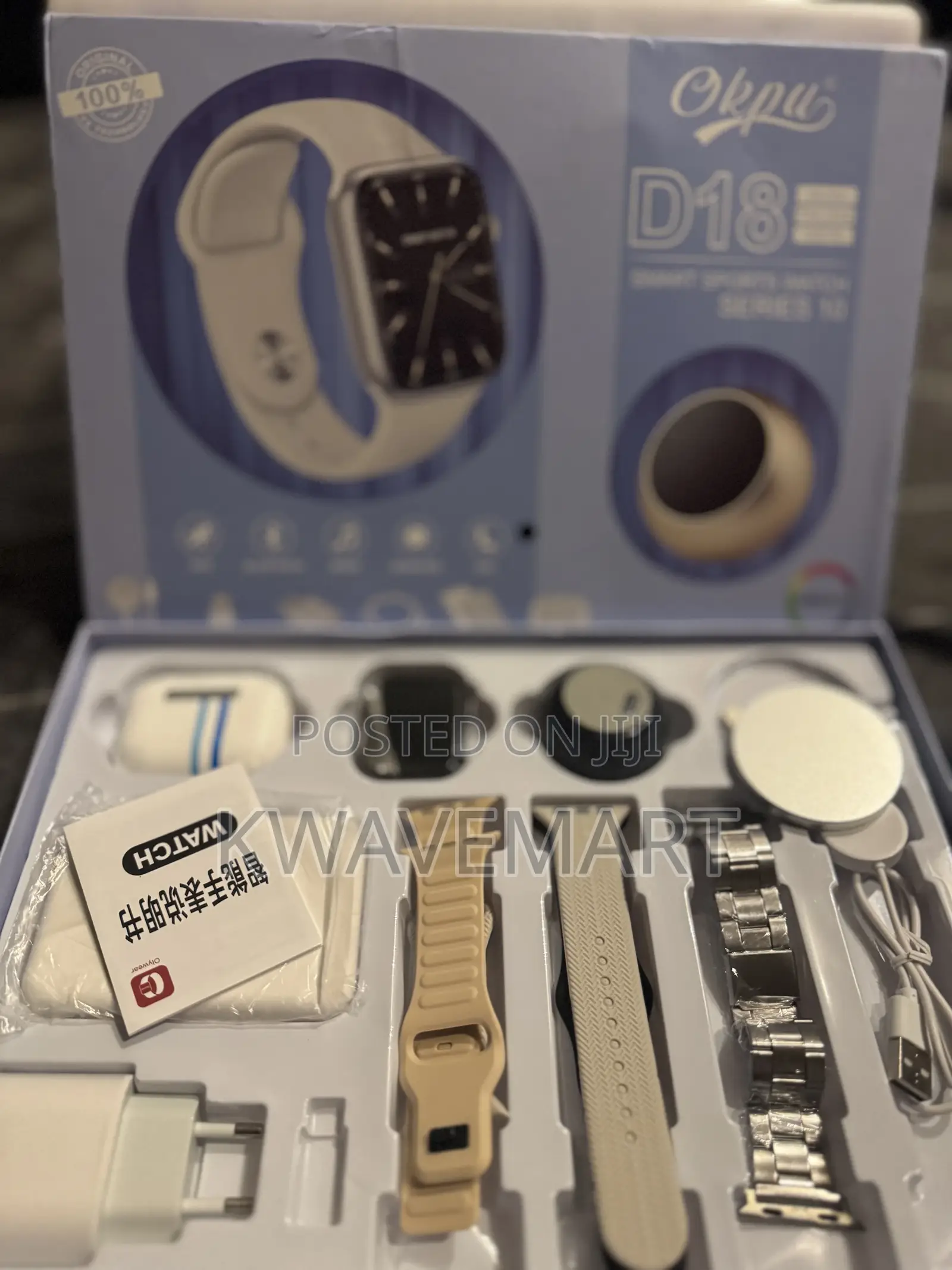D18 Smartwatch With Accessories in Lapaz - Smart Watches, Kwave Mart ...