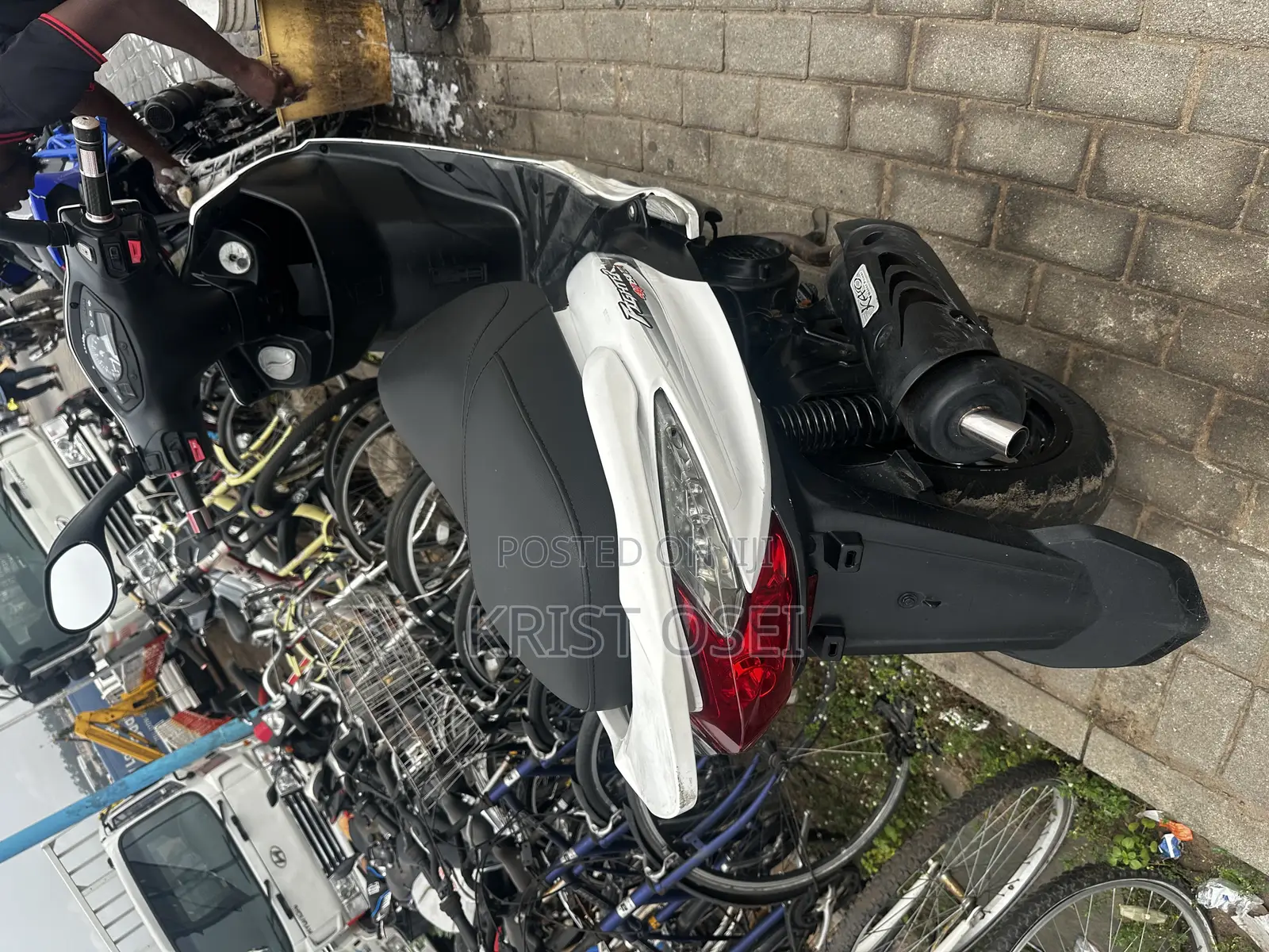 SYM Fnx 125 2016 White in Lapaz - Motorcycles & Scooters, Krist Osei | Jiji.com.gh