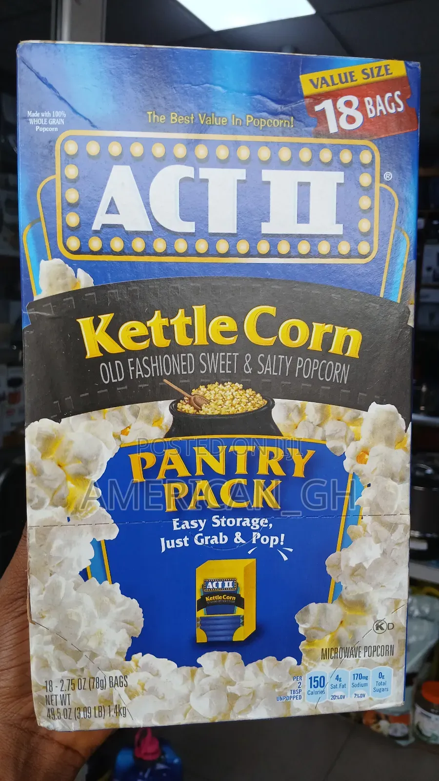 Kettle Popcorn, 18 Packs in Accra Metropolitan - Food & Beverages ...