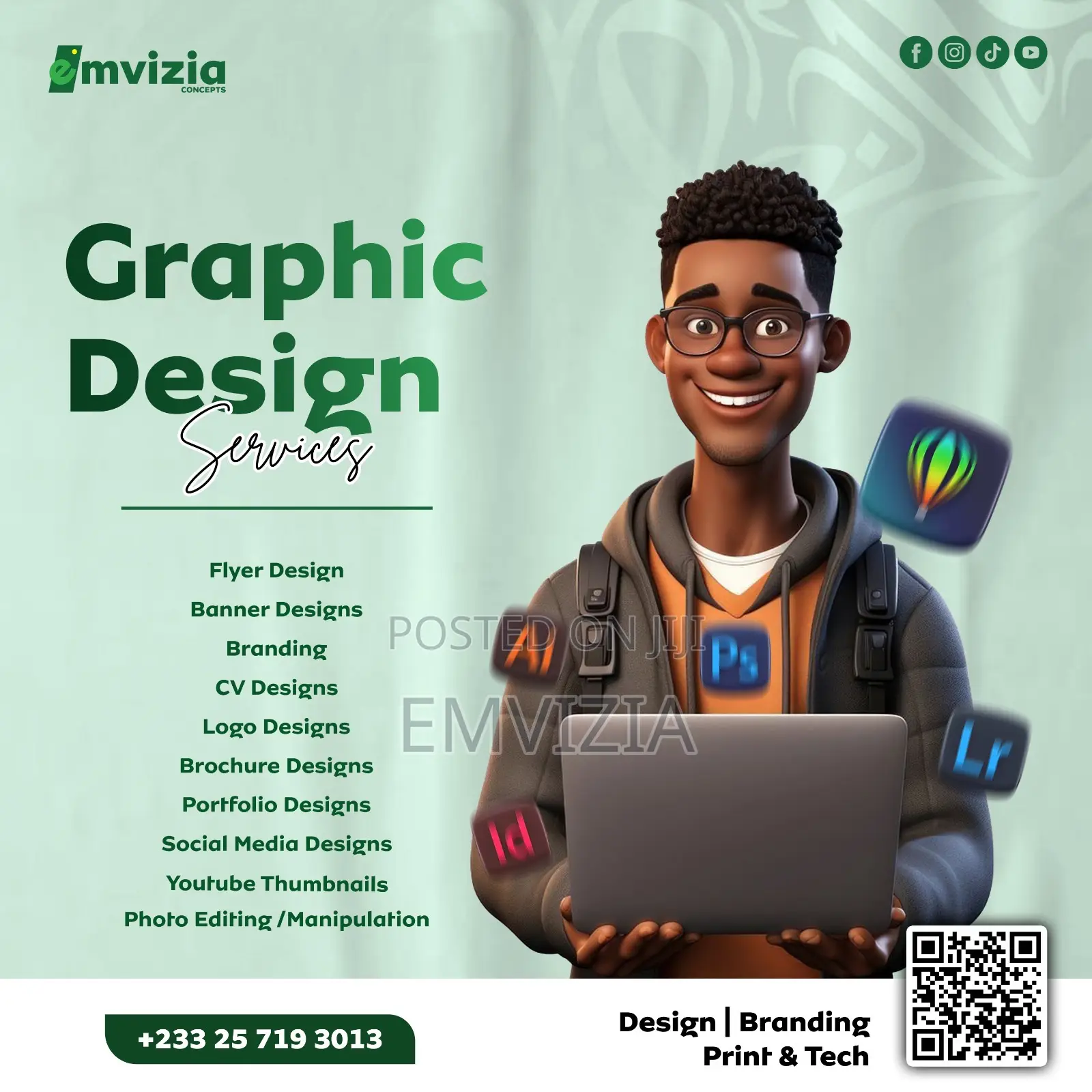 Need Affordable Graphic Designer in Anyaa - Printing Services, Emmanuel ...