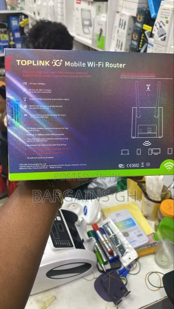 Toplink 5g+ Mobile Wifi Router With 4000mah Inbuilt Battery for sale ...