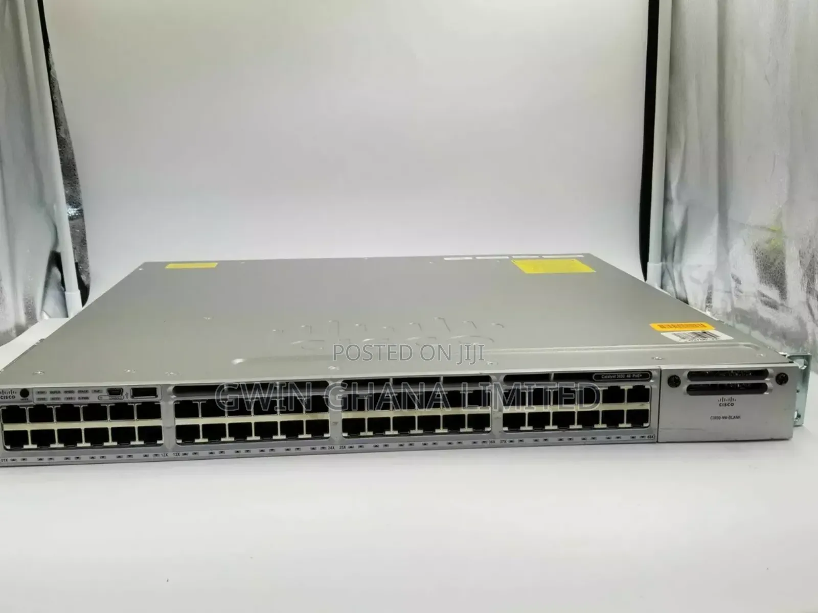 Cisco Catalyst 3850 48-Port Gigabit Poe+ Network Switch Ws-C3850-48p ...