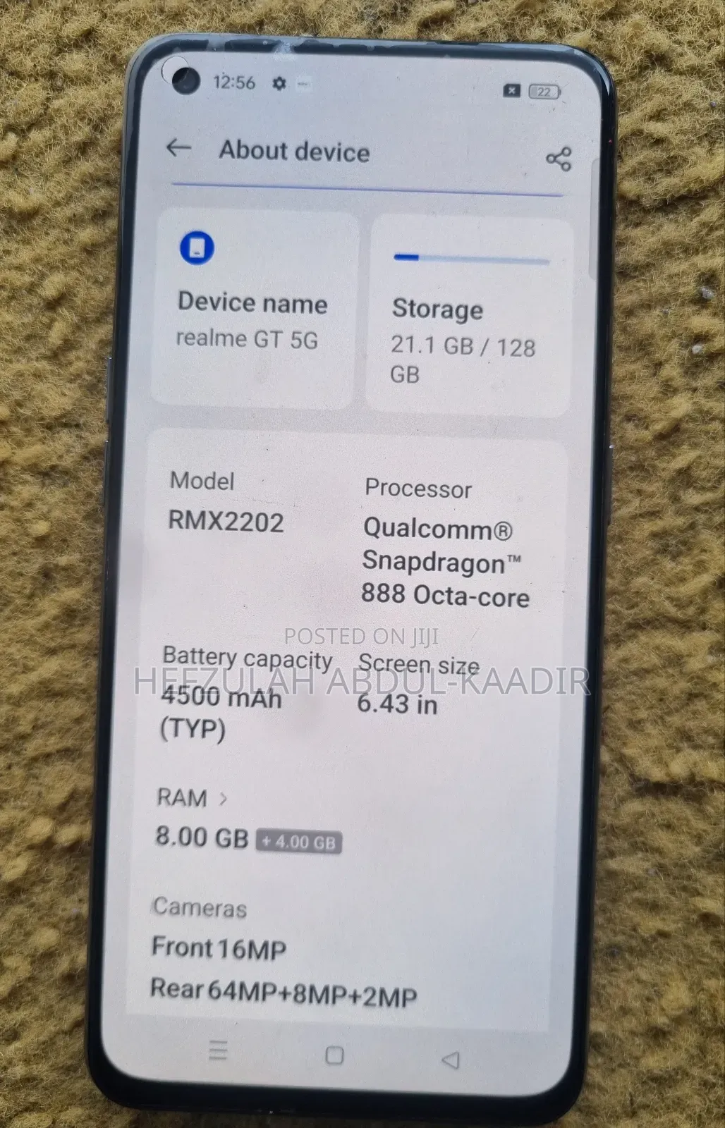 New Realme GT 5G 128 GB Yellow in Takoradi - Mobile Phones, Hefzulah ...