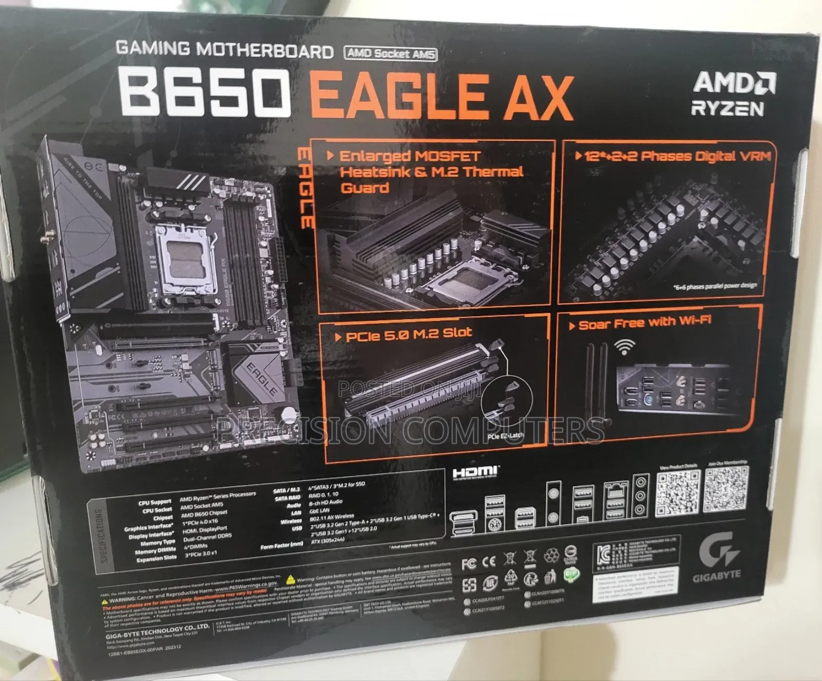 Amd Ryzen 5 8500g and Gigabyte B650 Eagle Ax Combo in Lapaz - Computer ...