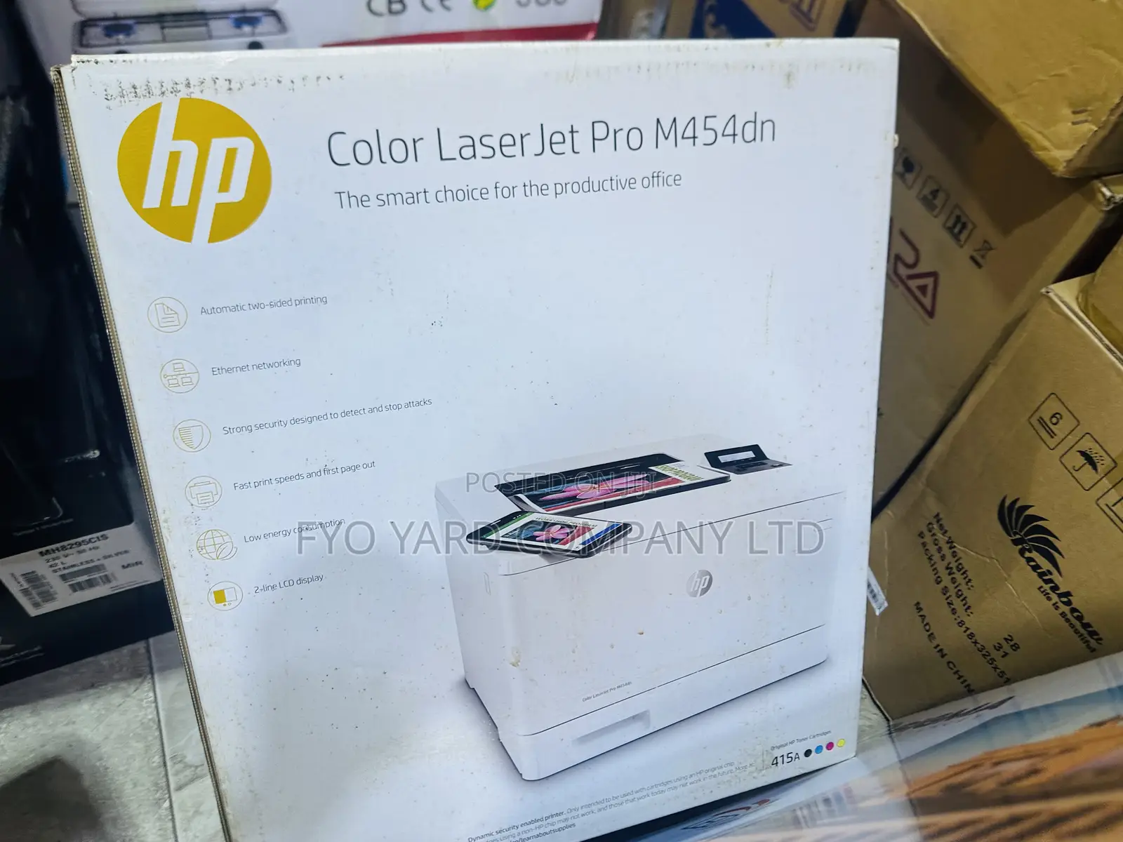 Hp Pro M454dn Printer, Double-Sided Printing Built-in Ethernet for sale ...