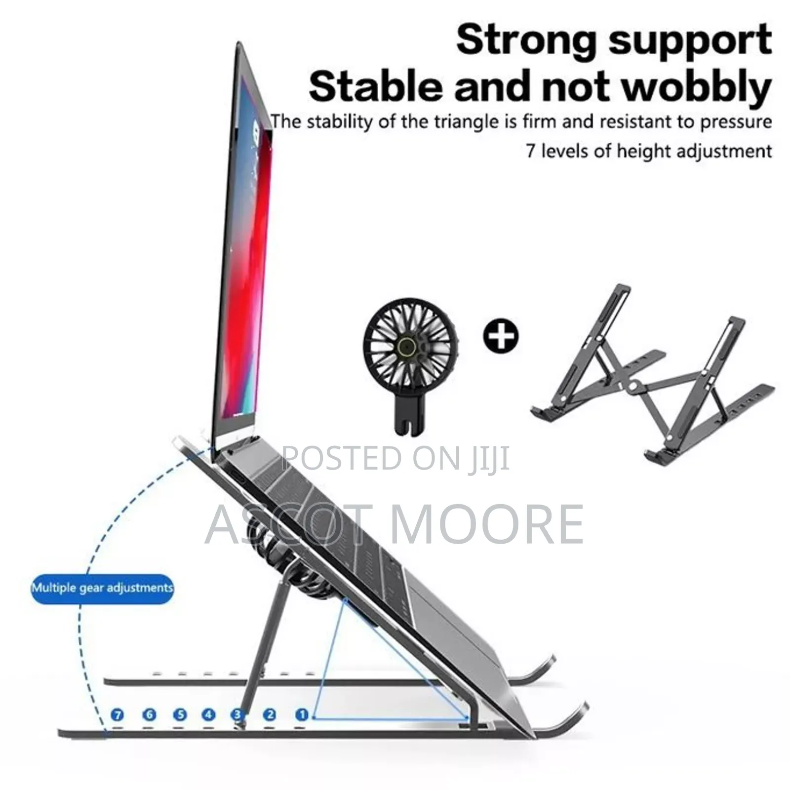 Foldable Portable Laptop Stand With Phone Stand 3 In 1 in Accra ...