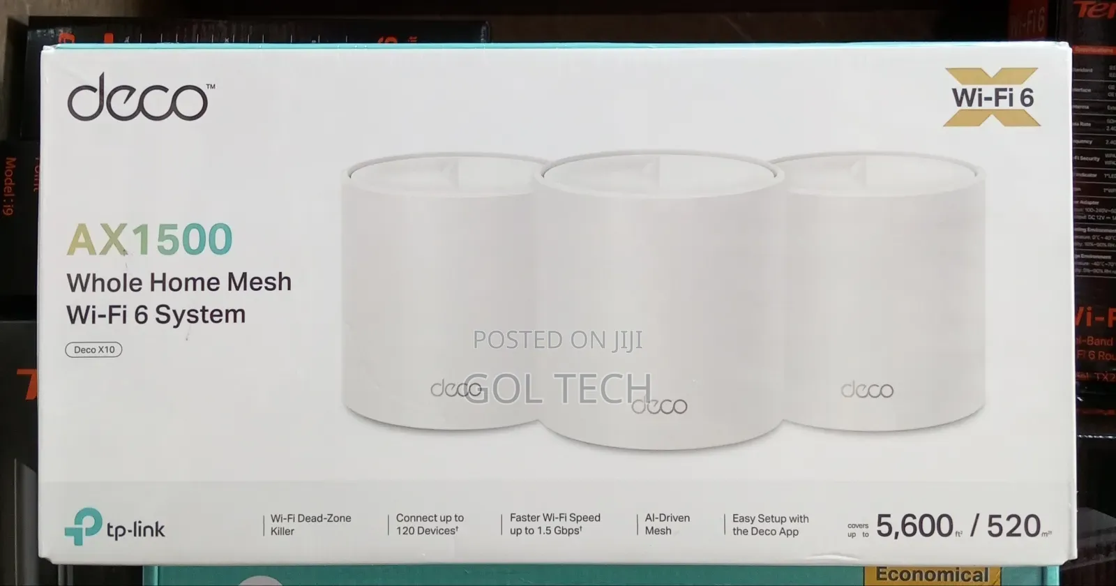 Tp-Link Deco Ax1500 Whole Home Mesh Wi-Fi 6 System Deco X10 (3-Pack) in ...