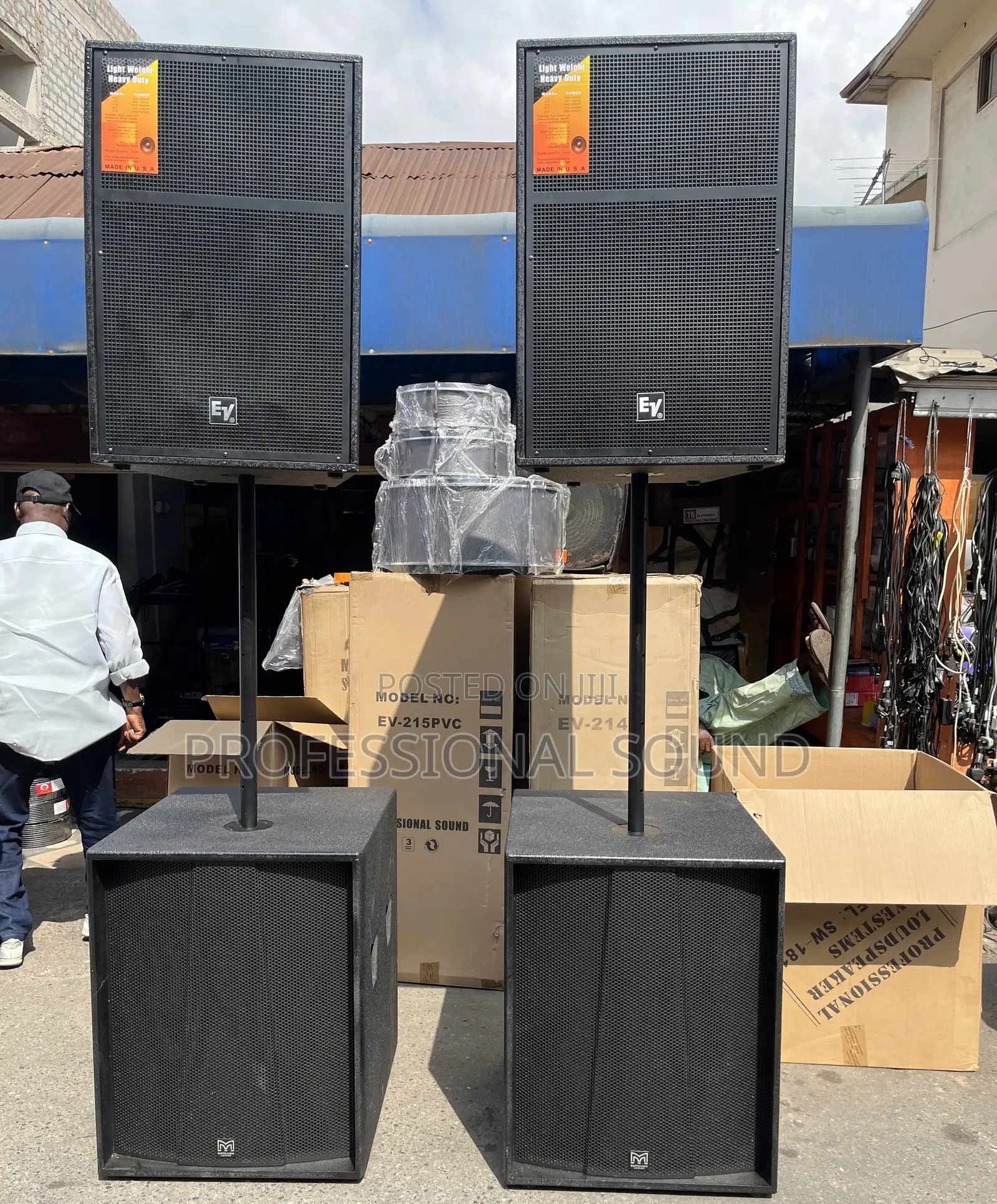Electro-Voice (Ev) Professional Audio Loudspeakers and Subwoofers, in ...