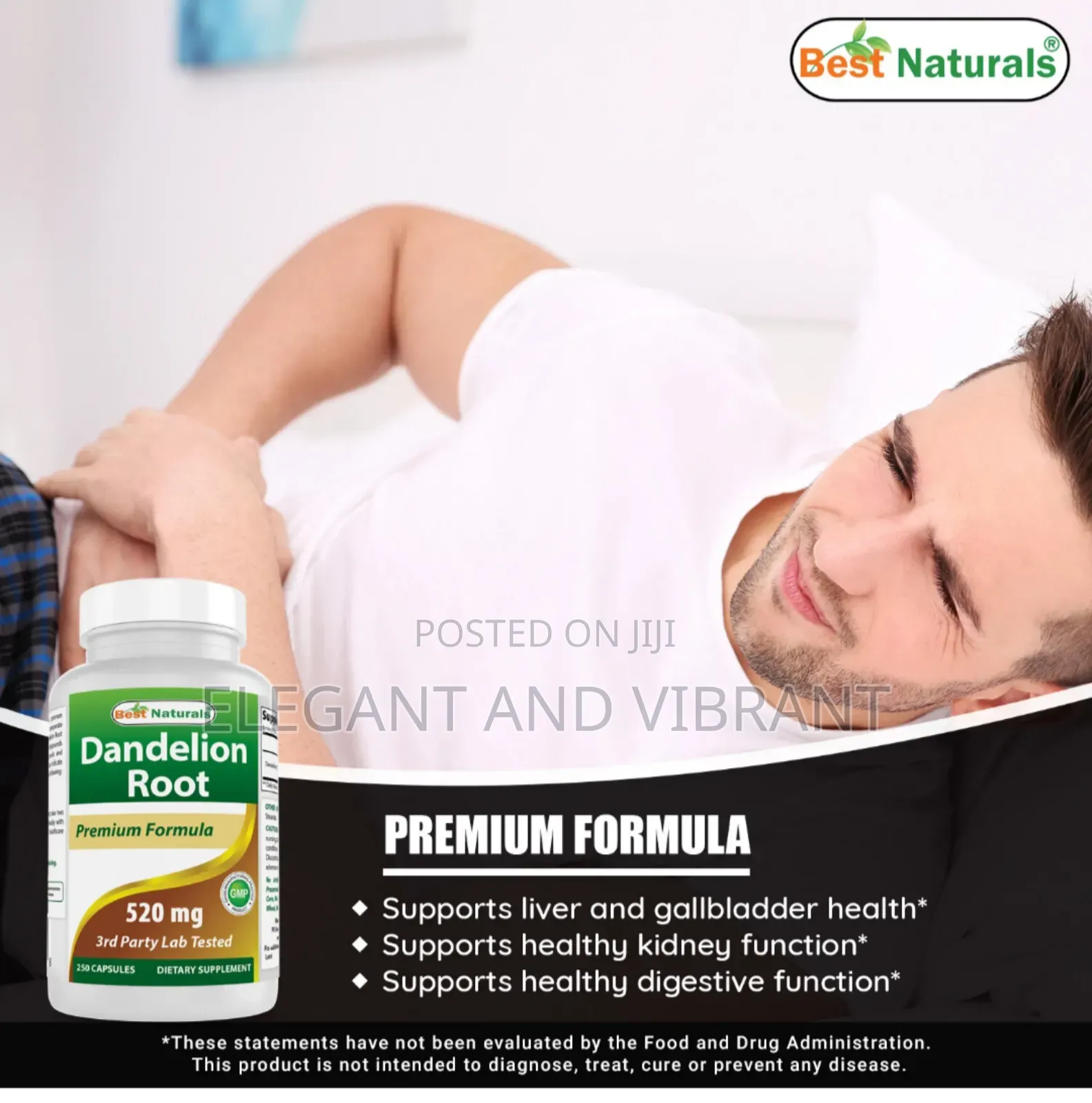 Dandelion Root 520 Mg 250 Capsules in Kasoa - Vitamins & Supplements ...
