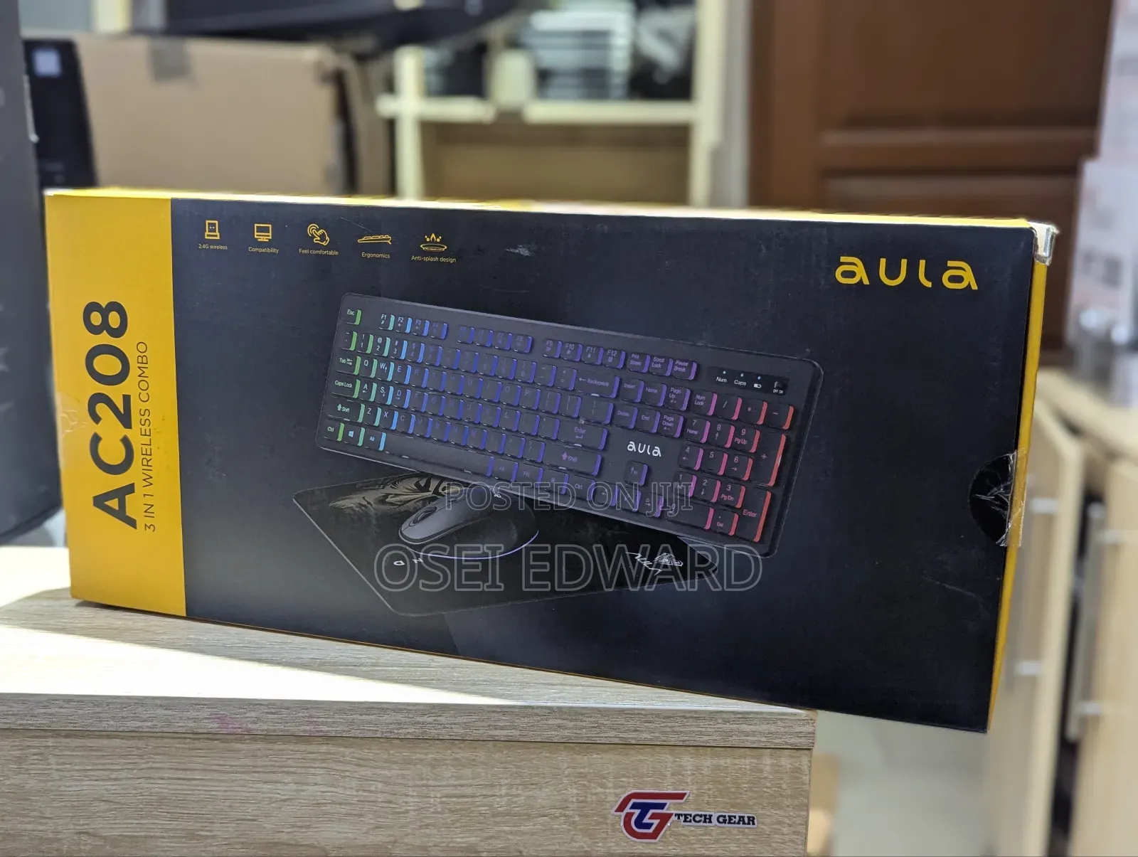 Aula Wireless Keyboard and Mouse Combo, RGB for sale - Price: GH₵ 550 ...
