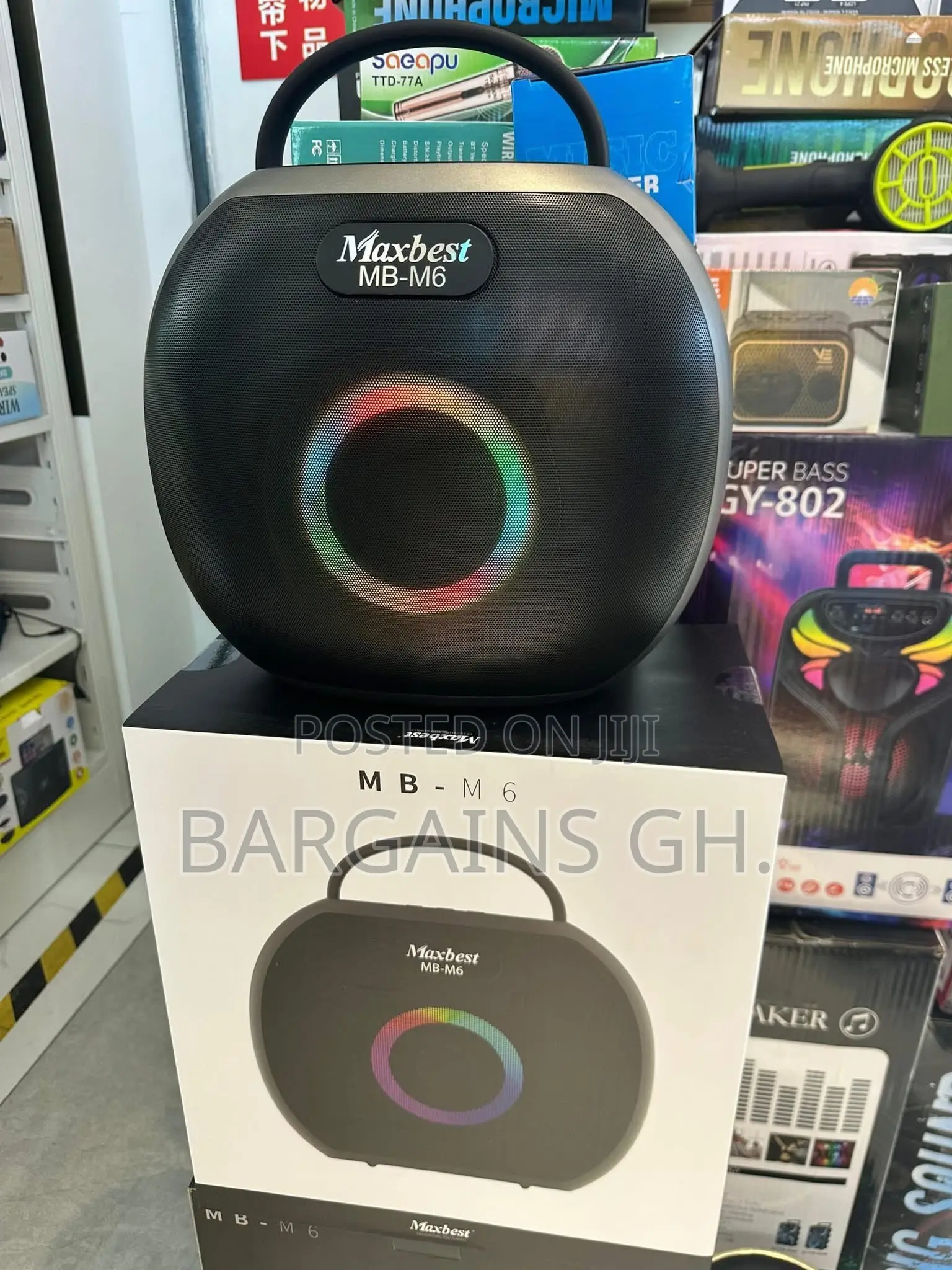 Maxbest Mb-M6 Super Bass Boombox in Circle - Audio & Music Equipment ...