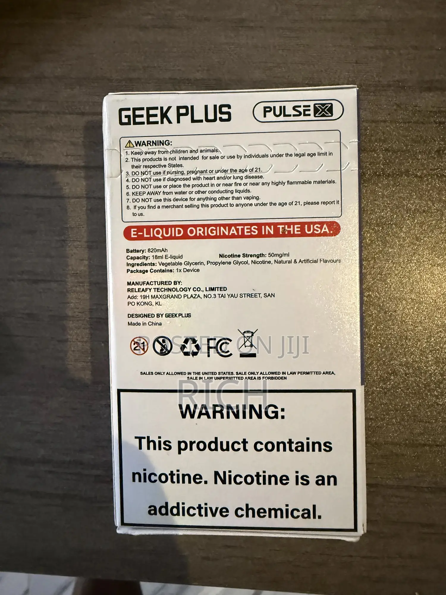 Geek Bar Disposable Vapes in Weija - Smoking Accessories, Richy | Jiji ...