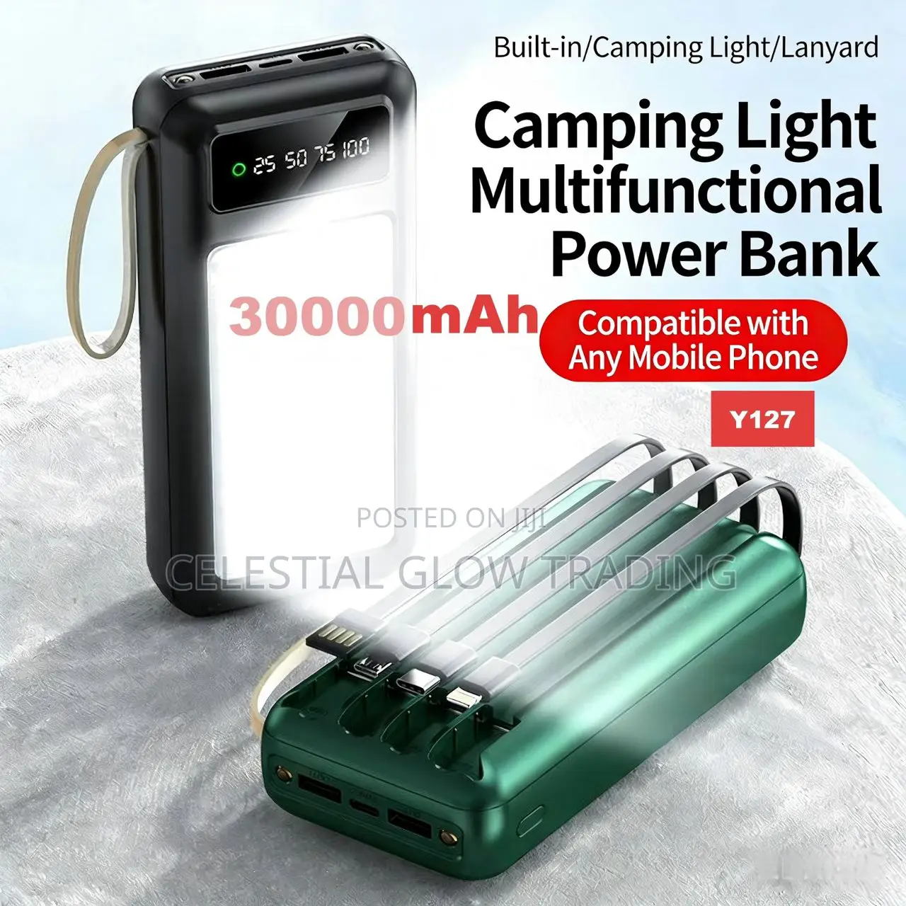 New Year Promo! Y127 30,000mah Fast-Charge Power Bank – 50% Off in ...