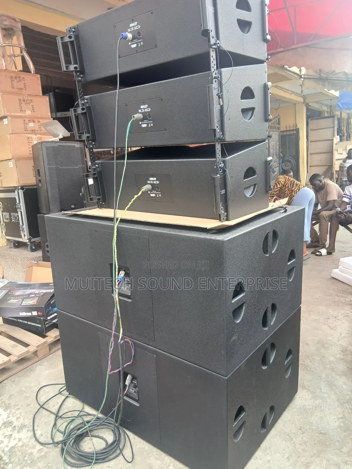 Line Array Speaker Heavy Bass in Accra Metropolitan - Audio & Music ...