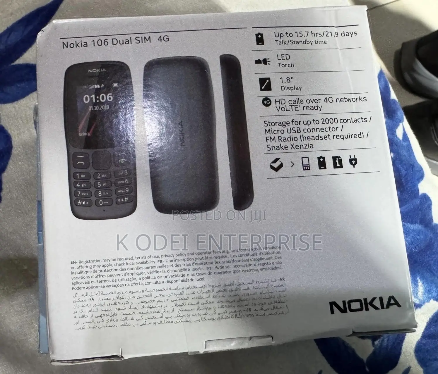 New Nokia 106 Black in Accra Metropolitan - Mobile Phones, Evans Odei ...
