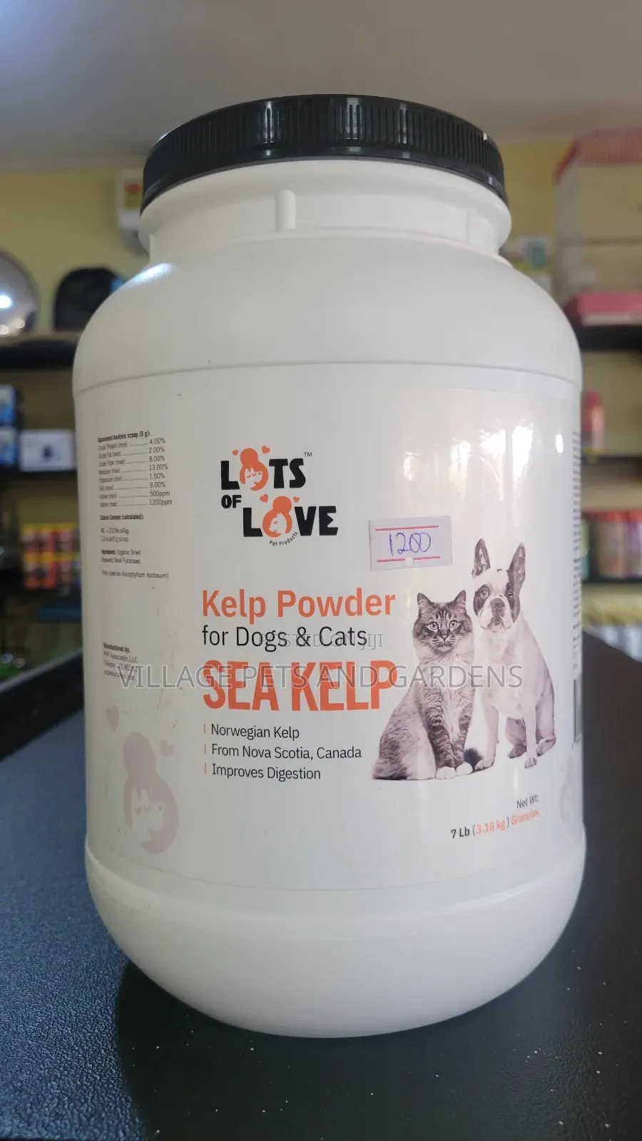 Lots of Love Sea Kelp Granular, a Dietary Supplement for Dogs and Cats ...